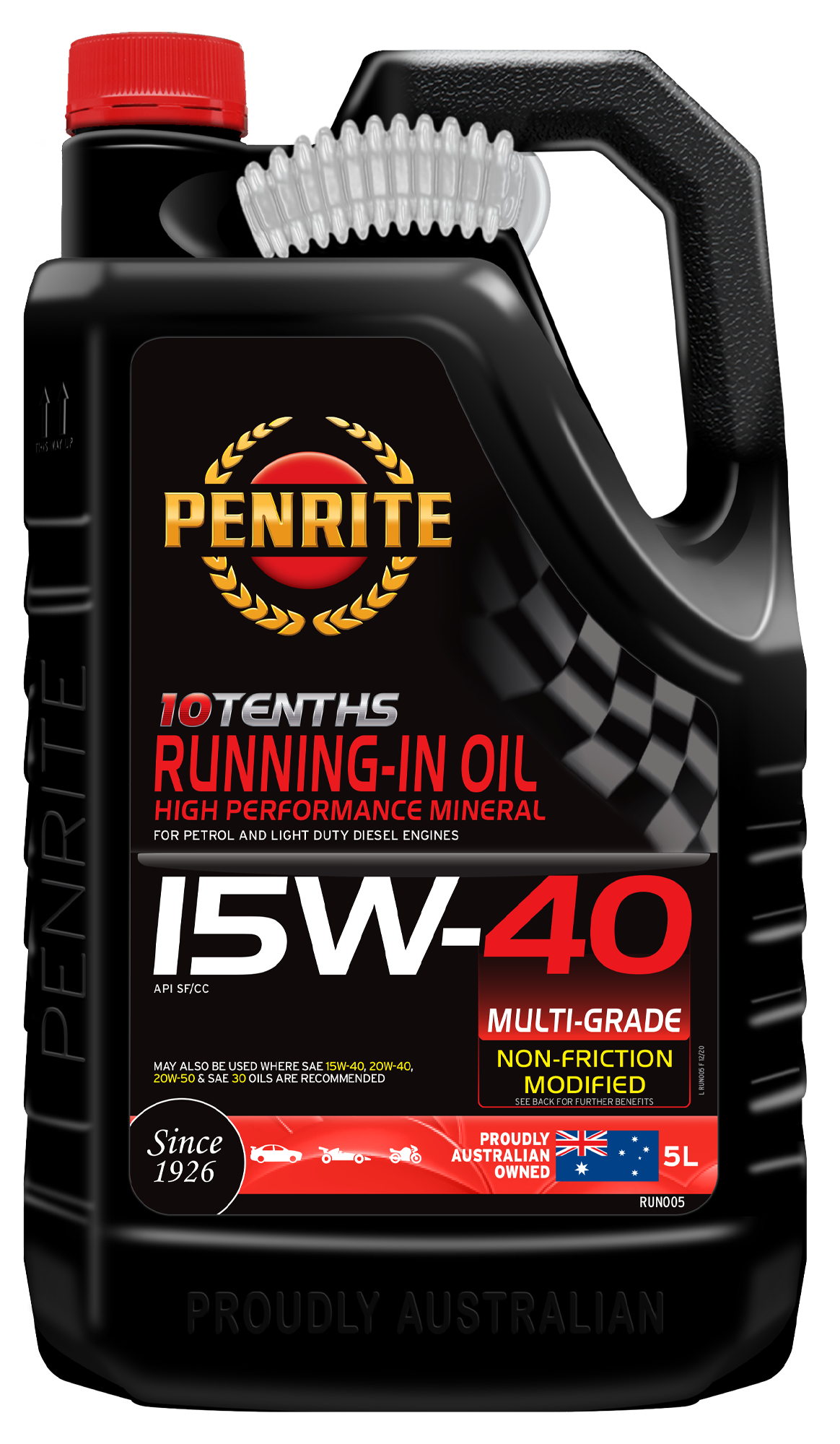 10 TENTHS RUNNING-IN OIL 15W-40 (Mineral) - Penrite Singapore ...