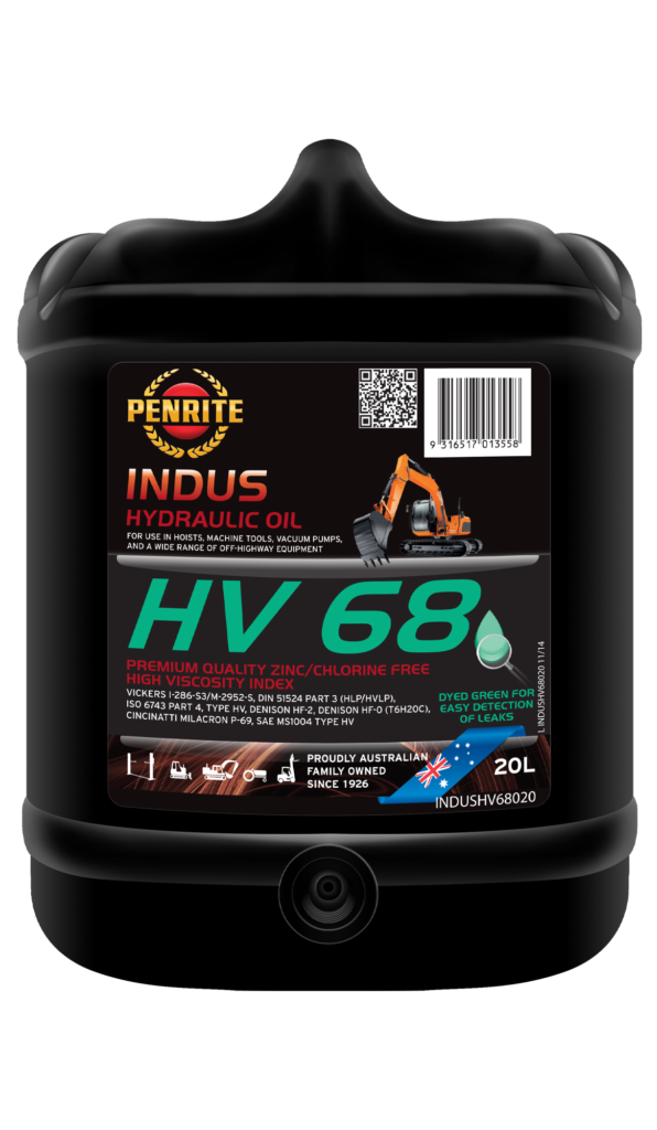 INDUS HV 68 (Zinc Free) - Penrite Singapore | Automotive Group